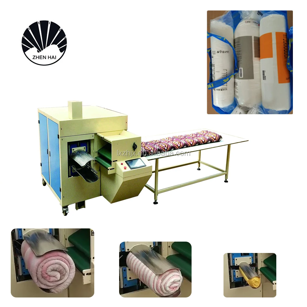 Jbj-7 Comforter Rolling Packing Machine - Buy Comforter Rolling Machine ...