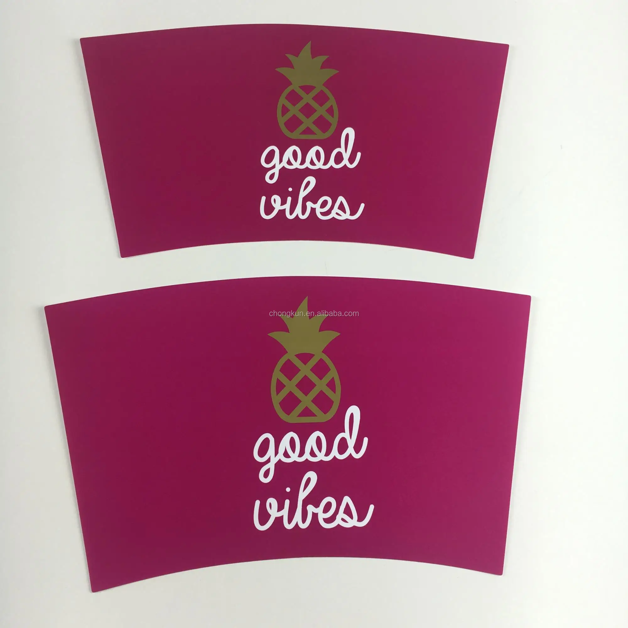 Custom Logo Coffee Cup Sticker Label In Mold Plastic Cup Label - Buy A4 ...