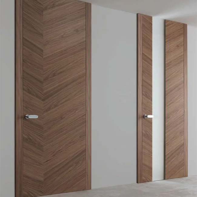 White Color Wood Door MDF Price - Interior Bedroom Door