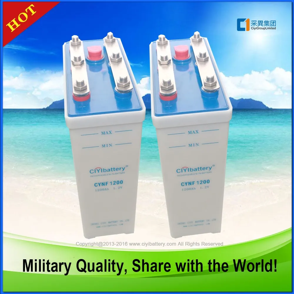 New Tech Solar Battery Nickel Iron Battery Nife Battery Tn1200 1.2v ...