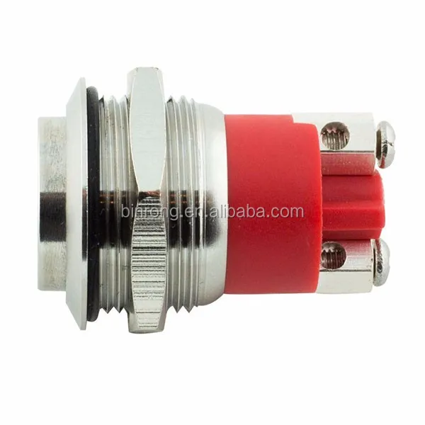 Ip68 Stainless Steel Push Button Switch-19mm Waterproof Anti-vandal ...