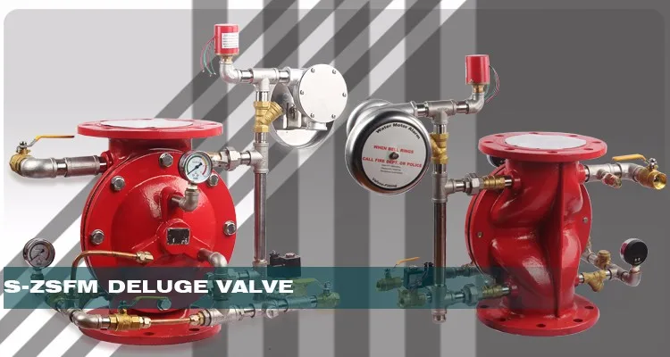 Flange Ductile Iron Diaphragm Fire Deluge Valve For Fire Fighting - Buy ...