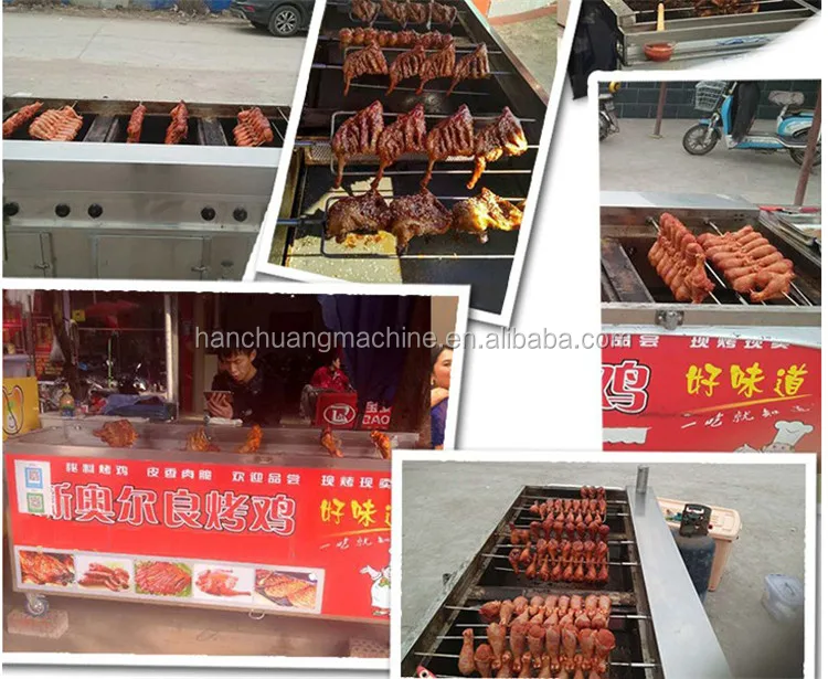 Gas Model Automatic Rotating Chicken Grill Machine - Buy Hot Sale Gas ...