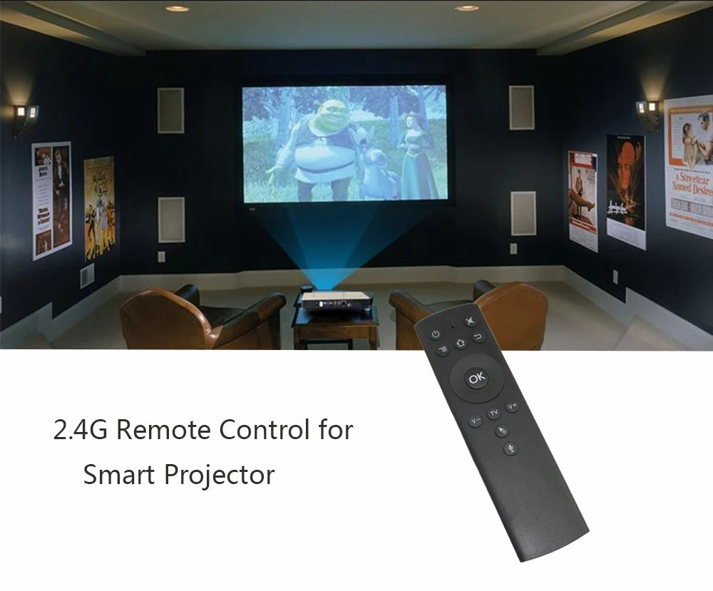 T1-m Air Mouse Remote Control Mini Wireless Keyboard With Voice For ...