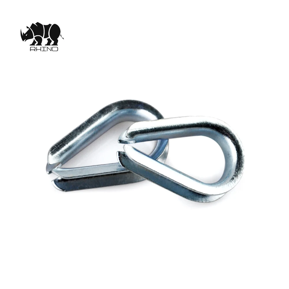 Rigging Hardware Electric Galvanized Thimble Wire Rope Clamp Grip Din ...