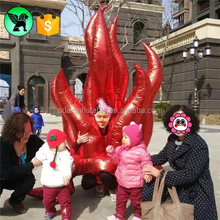 Outdoor Event Parade Inflatable Wing Costume Customized White Wing ...