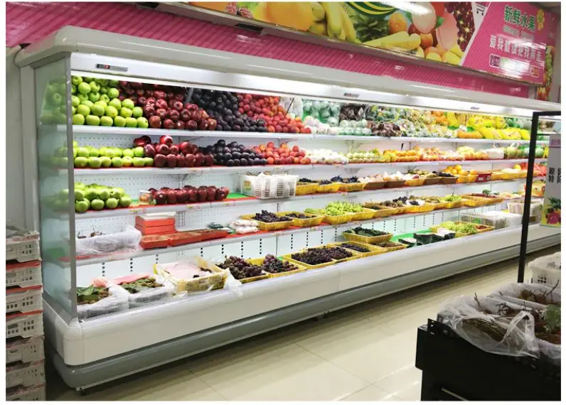 Stand Supermarket Glass Display Freezer - 1000L Capacity