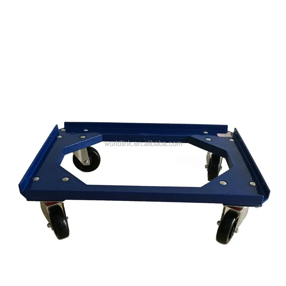 Hot Sale Easy-moving Tote Crate Bin Box Abs Dolly - Buy Round Moving ...