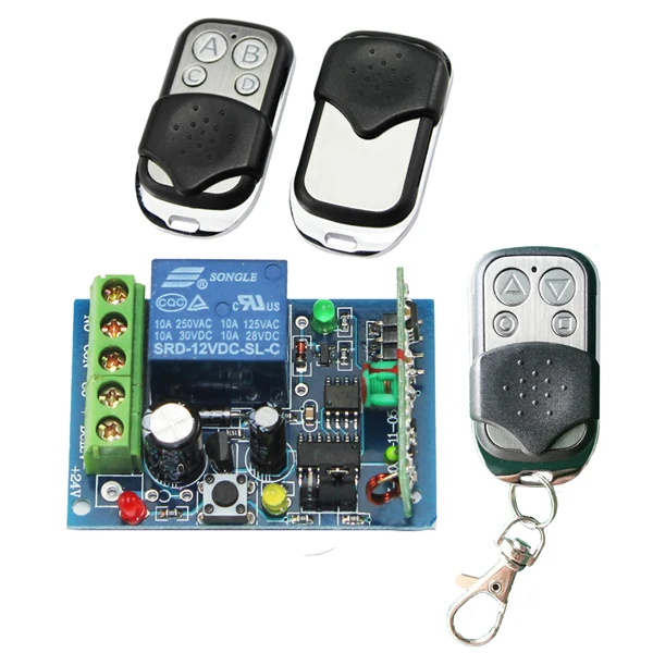 3 Channel Relay Module Remote Control Switch – 12V Motor Control ...