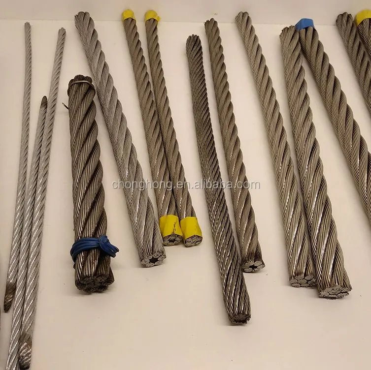 4mm Steel Cable Ropes 6x7 Galvanized Steel Wire Rope - Buy Wire Rope ...