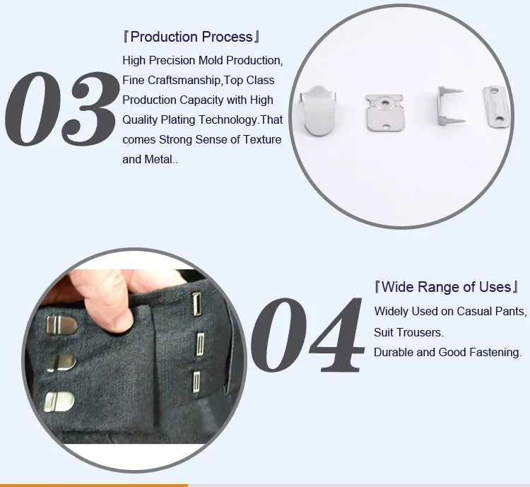 Suit Trousers Hook And Bar Closures Bm10025 - Buy Fur Hook And Eyes ...