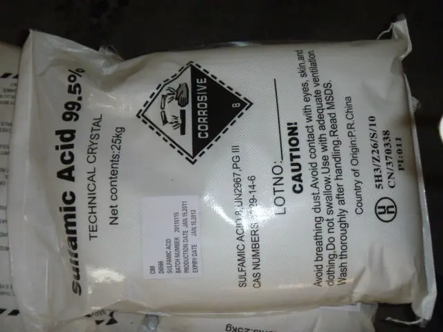 # Sulfamic Acid / 99.5% & 99.8% / Nh2so3h / Cas No. 5329-14-6 - Buy ...