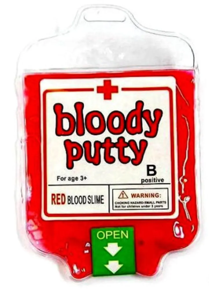 Blood Putty Red Slime In A Bag/ Amazing Slime Toys - Buy Galaxy Putty ...