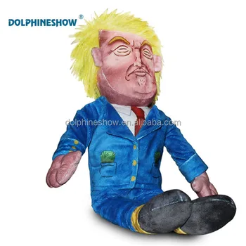 Oem Custom Logo Tough Plush American President Stuffed Doll Bb Squeaky ...