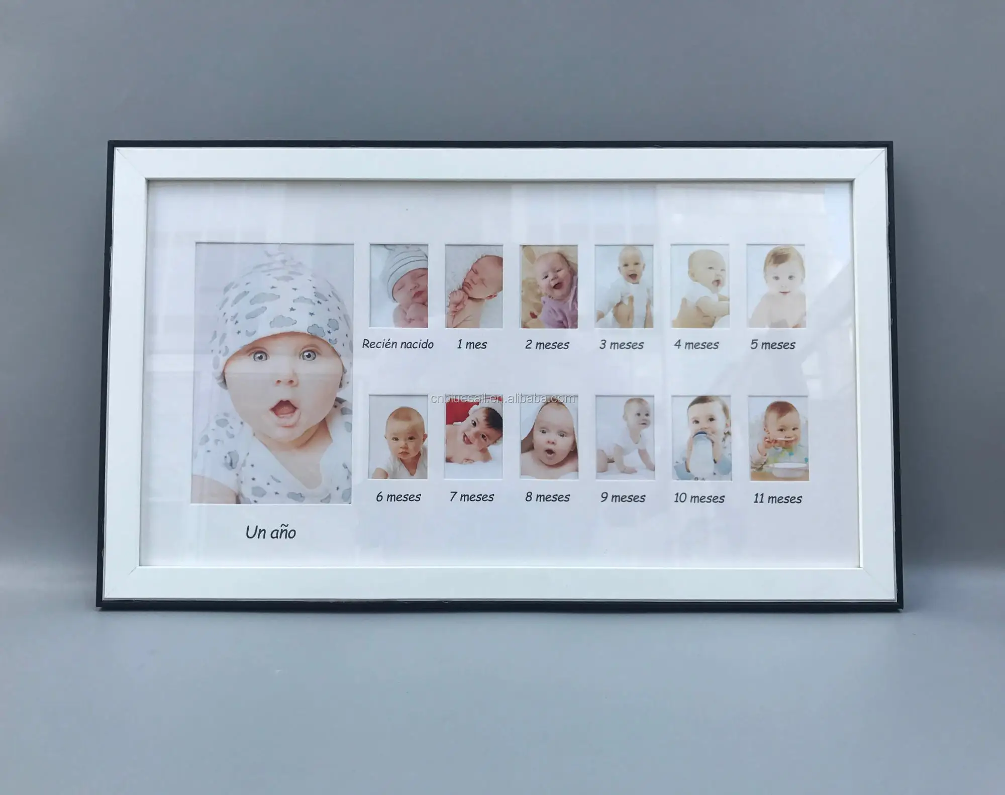 Baby 12 Month Photo Frame - Record Your Little One's Growth