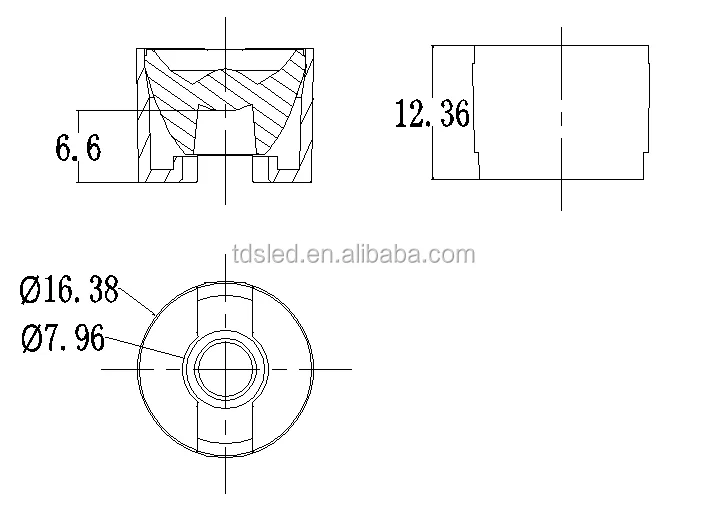 Infrared LED Lens - 15mm, 16mm, 17mm for 1W, 3W IR LED