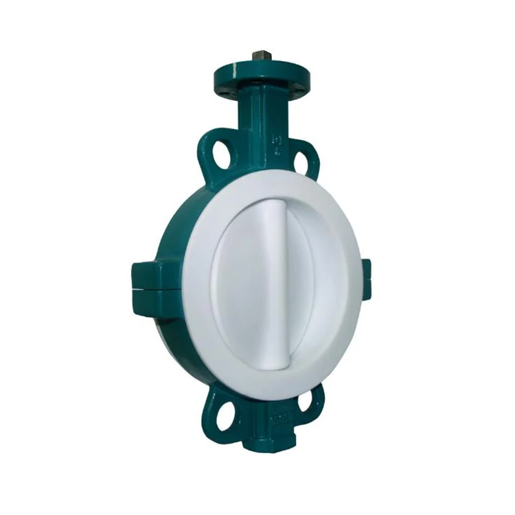 Caustic Soda Resistant 16 Inch Double Flange Butterfly Valve