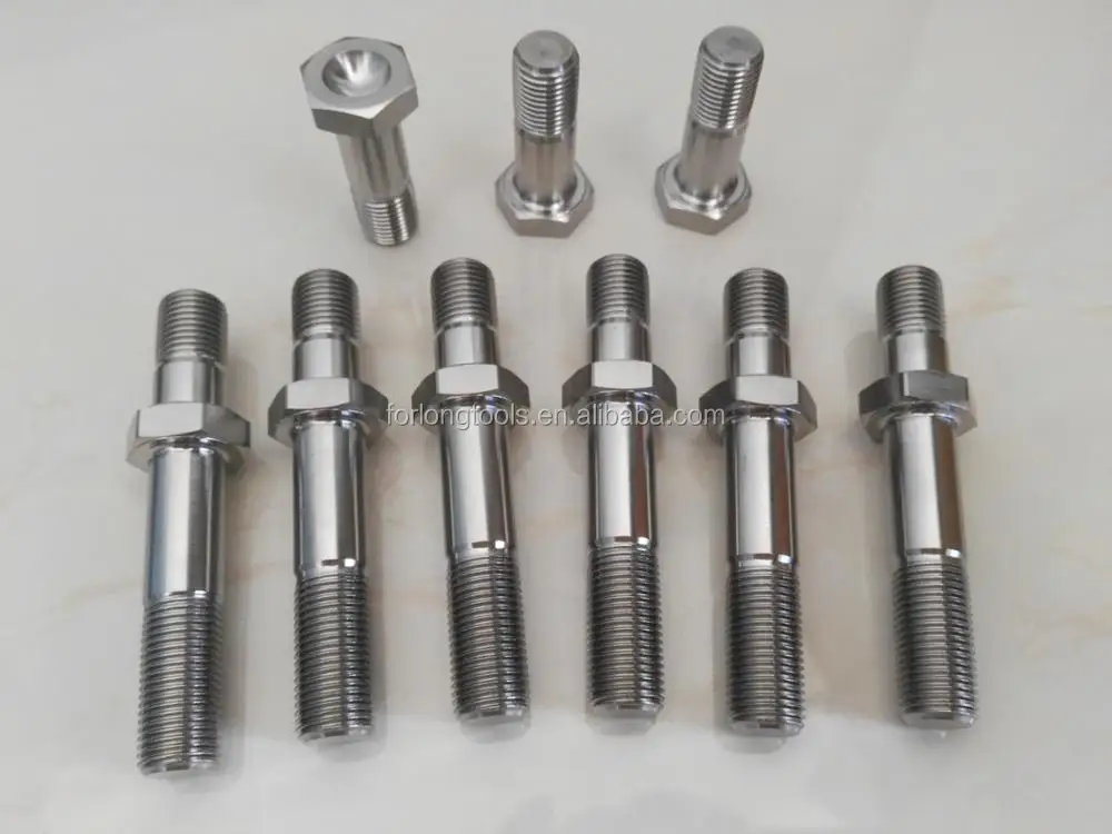 Titanium Sprintcar One Nut Stud Radius Rod Bolt Kit,Wingless Sprint Ti ...