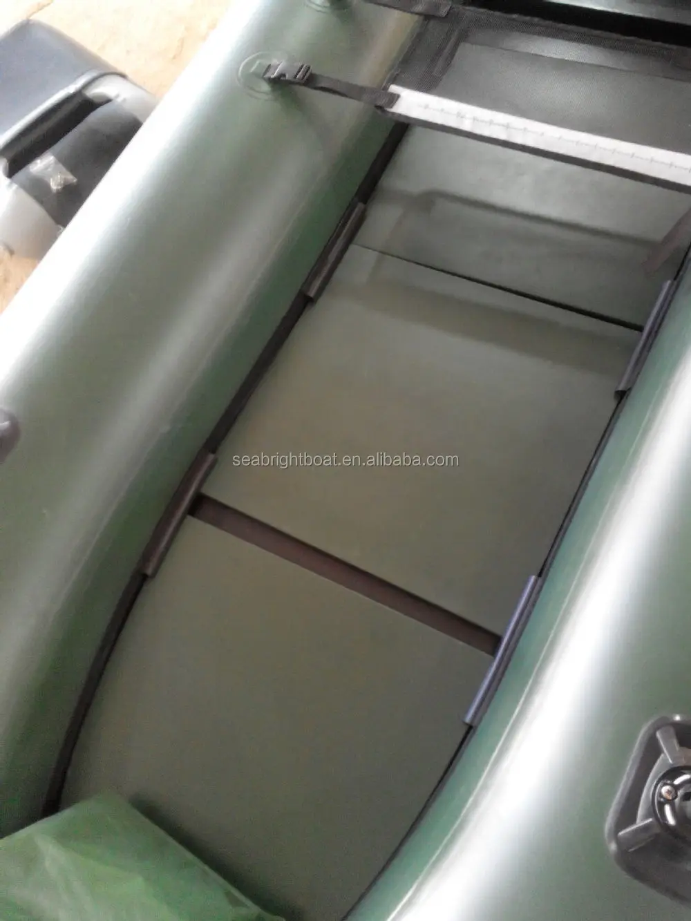 Pvc Inflatable Boats One Person Frameless Pontoon Boat For Fishing ...