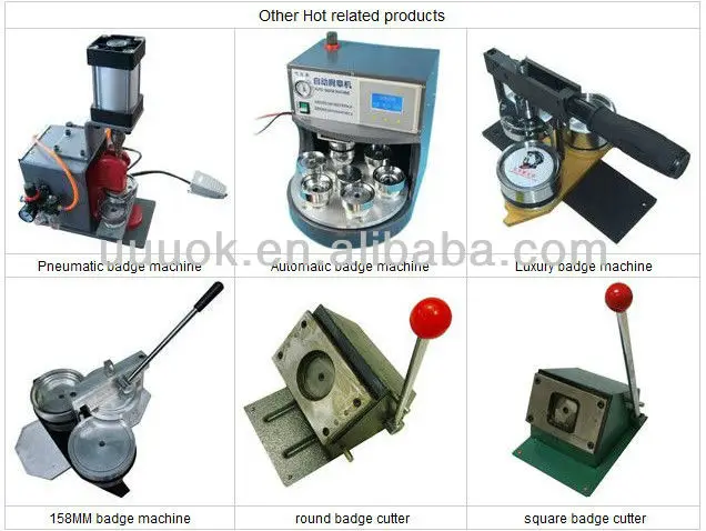 Pneumatic Pin Cloth Name Badge Machine - Automatic & Versatile