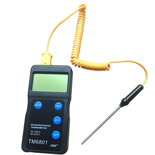 Industrial Thermocouple Thermometer Tm6801b/ Tm6801/ Tm902c Digital ...