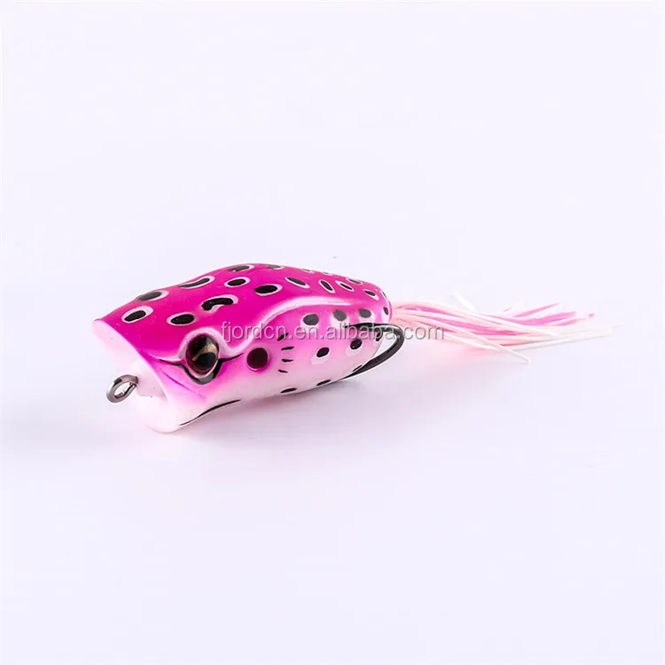 Fjord Handmade Popper Soft Frog Lure For Fishing 60mm14.5g Topwater ...