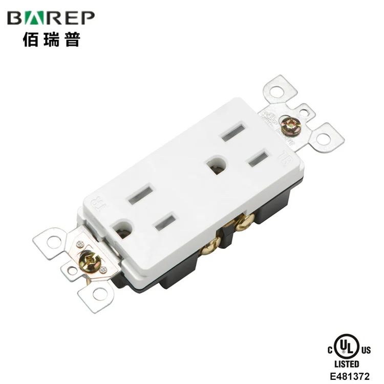 Long Life Hot Sale American 15a Power Receptacle Outlet Standard Socket ...