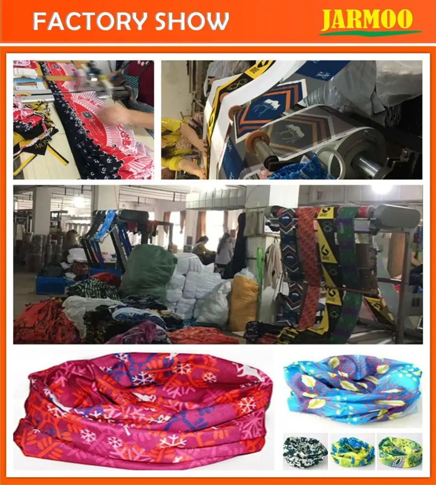 Custom Logo Multifunctional Fiber Magic Scarf Custom Neck Tube - Buy ...