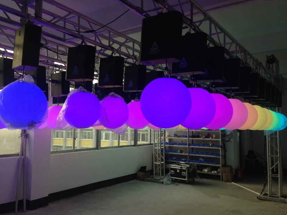 Dmx Control Winch And Kinetic Light System Rgb Led Kinetic Lifting Ball ...
