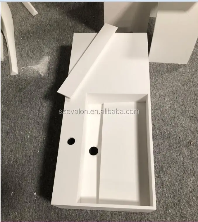 Modern Hotel Bathrooms - Acrylic Solid Surface Wash Basins