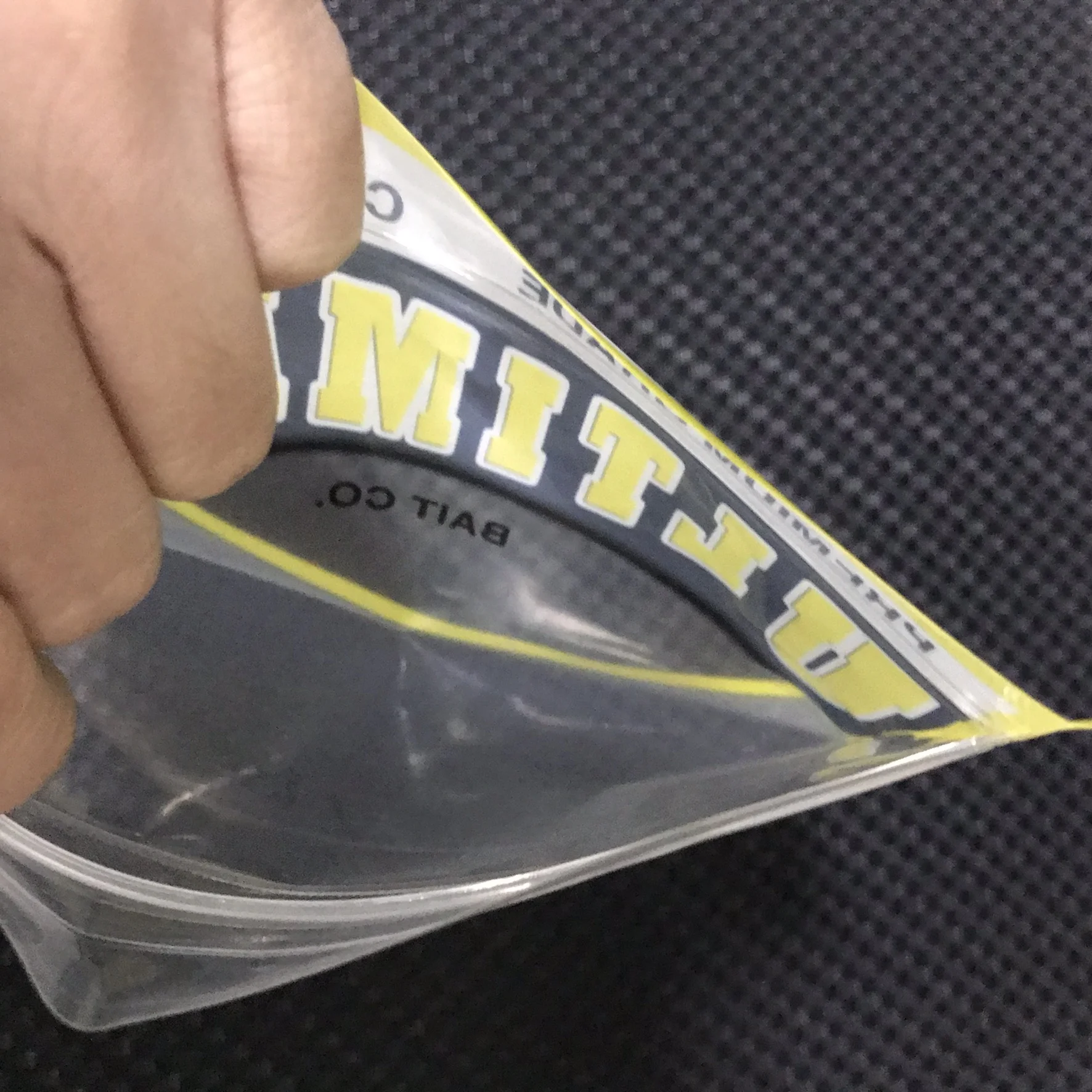 Custom Printed Fishing Worm Bags with Zip - Moisture Proof