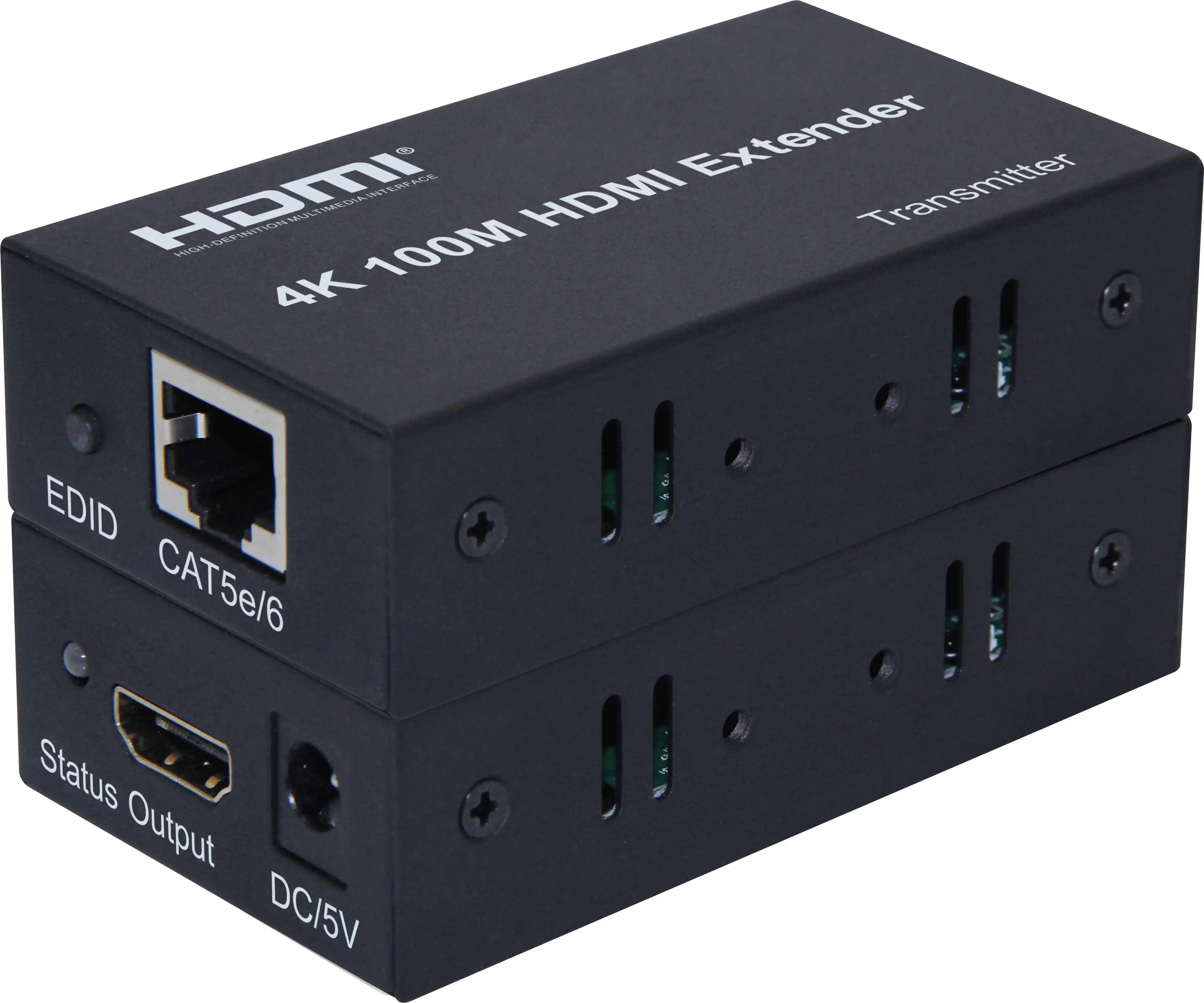 4k Hdmi Extender 100m Over Ip One Singal Rj45 Cat5e/6 Cable - Buy Hdmi ...