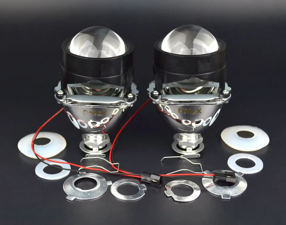 DMEX Mini Size Bi Xenon HID H1 Projector Lens Light Kit