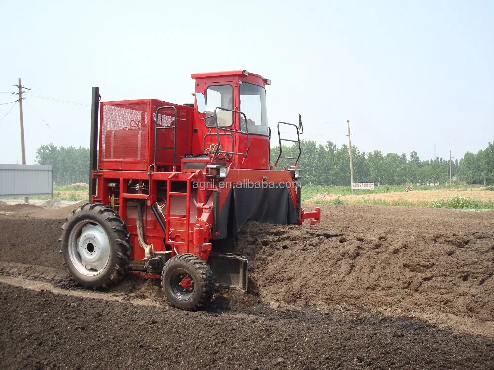 new design hydraulic drive self propelled compost making machine ...
