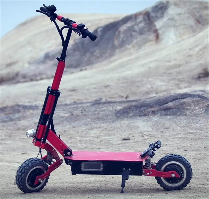 Adult 2 Wheel Big Electric Scooter With Pedals 5000w Dual Electric ...