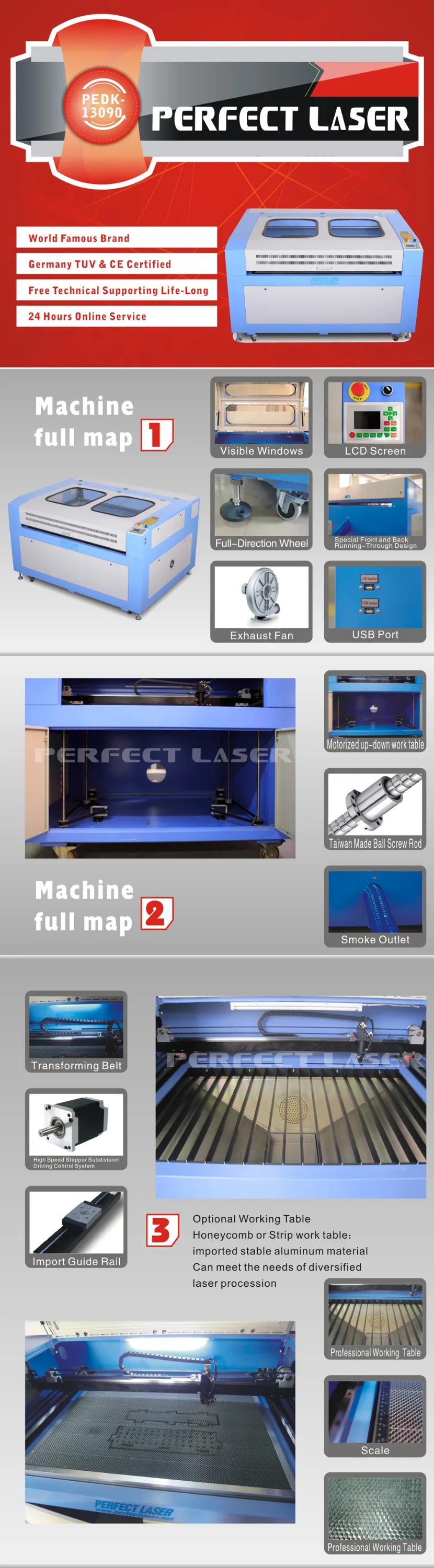 Perfect Laser 6040 CO2 Engraving Laser Machines | 40W 50W 60W Compact ...