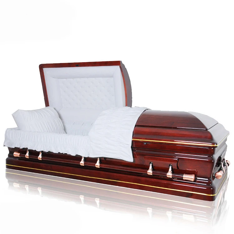 JS-A151 Adult Funeral Wooden Casket from China Manufacturers