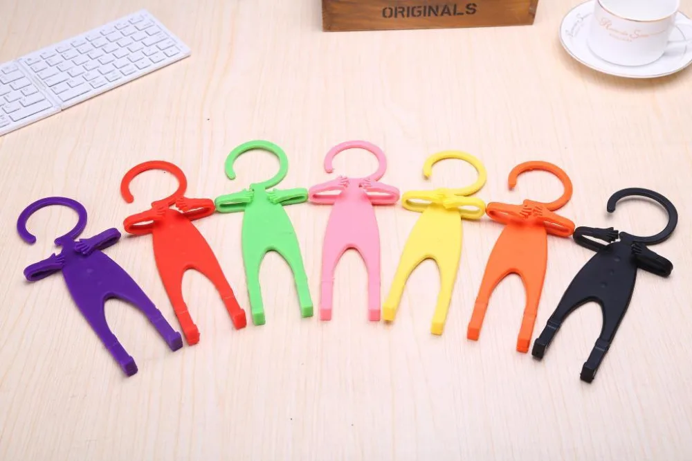 Funny Hanger Human Shaped Flexible Human Shape Silicone Grip Phone Car ...