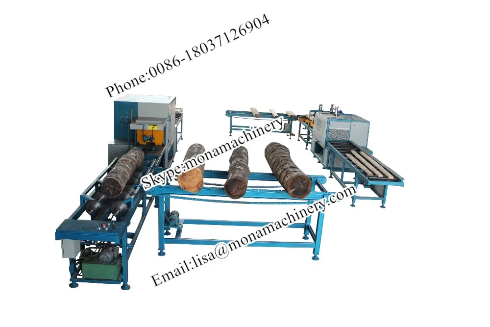 Automatic Up And Down Multiple Rip Saw/ Multi Blade Saw Machine For ...