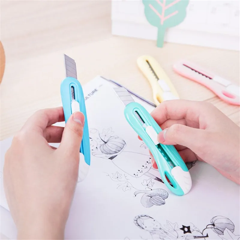 Promo Customized Long Handle Carton Mini Box Cutter - Buy Mini Box ...