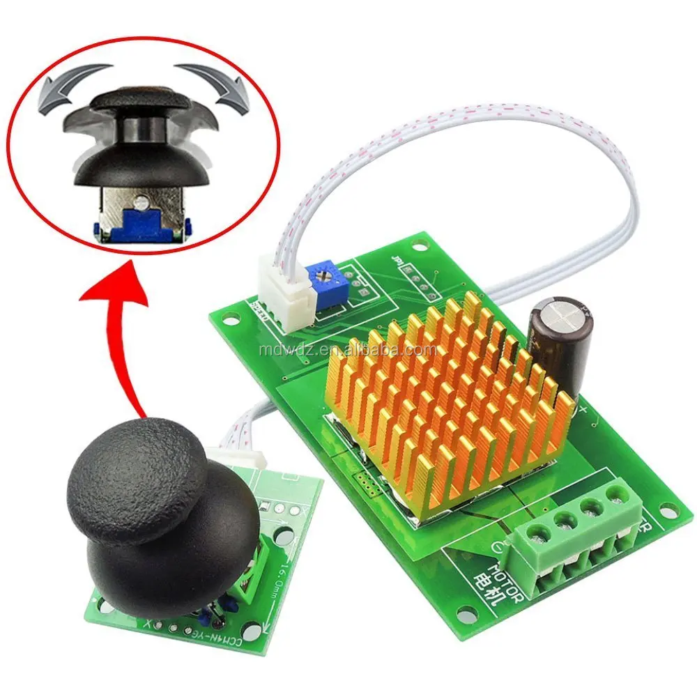 Pwm Dc 12v 24v 30v 4a Motor Speed Controller Positive-stop-reverse ...