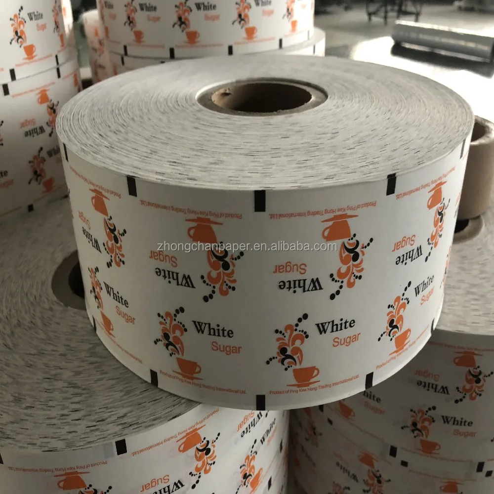 Poly Coated Sugar Paper Roll With Logo - Buy Sugar Sachet With Logo ...