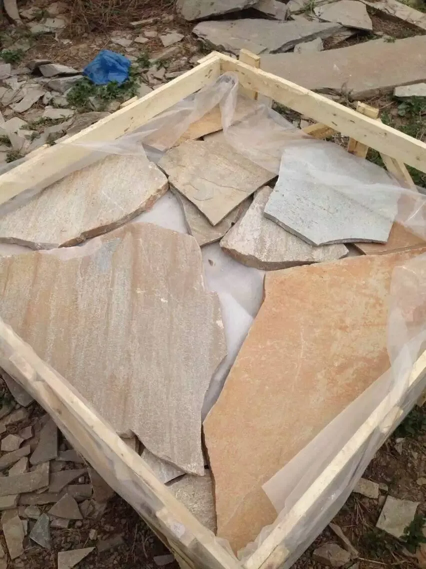 Outdoor Uncut Irregular Shape Slate Tile Pavers With Lower Price - Buy ...