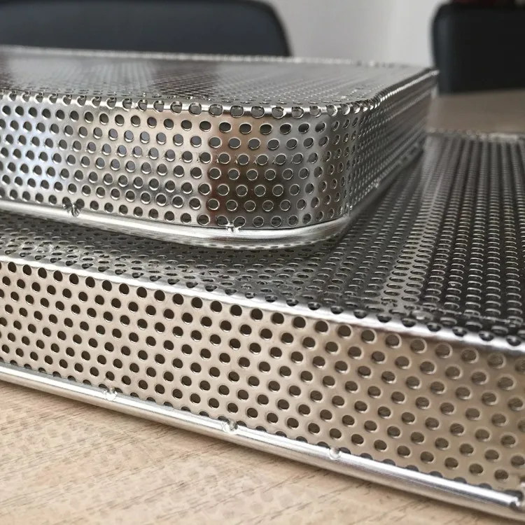 304 Stainless Steel Perforated Baking Trays - Durable & Versatile