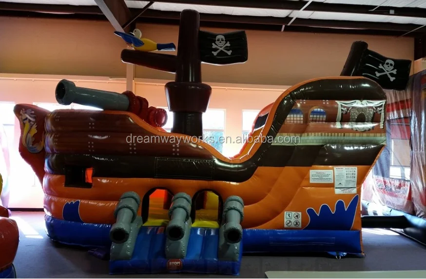 Commercial Giant Inflatable Pirate Ship,Inflatable Bounce Pirate Ship ...