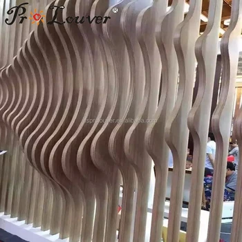 Architectural Curved Louver - Buy Vertical Aluminum Louvers,Wooden ...