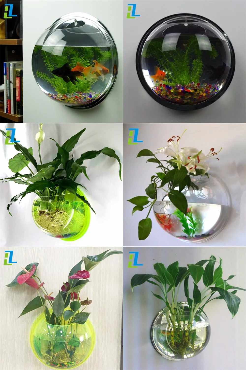 Oval Shape Acrylic Fish Tank/plexiglass Aquarium Stand/pmma Fish Bowl ...