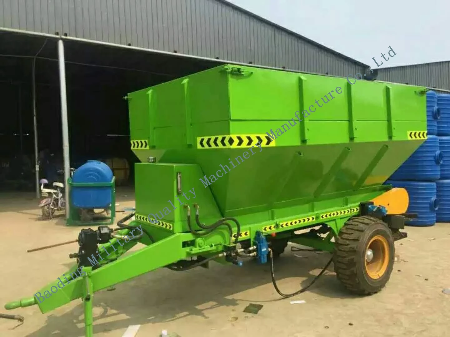 High Efficiency Tractor 3 Point Stainless Steel Compost Spreader For ...