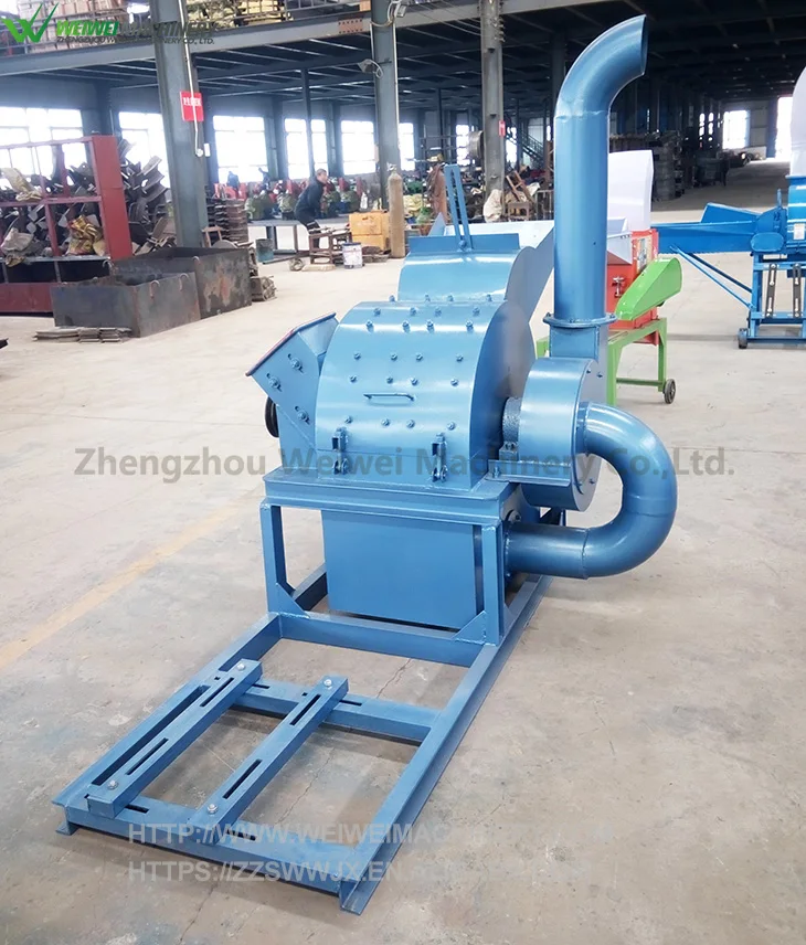 Weiwei Wood Pellet Sawdust Chip Hammer Mill Chips Pallet Block Making ...