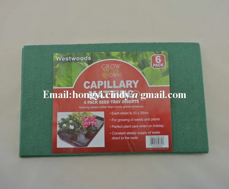 Green Color Super Water Absorbent Nonwoven Fabric Capillary Matting ...